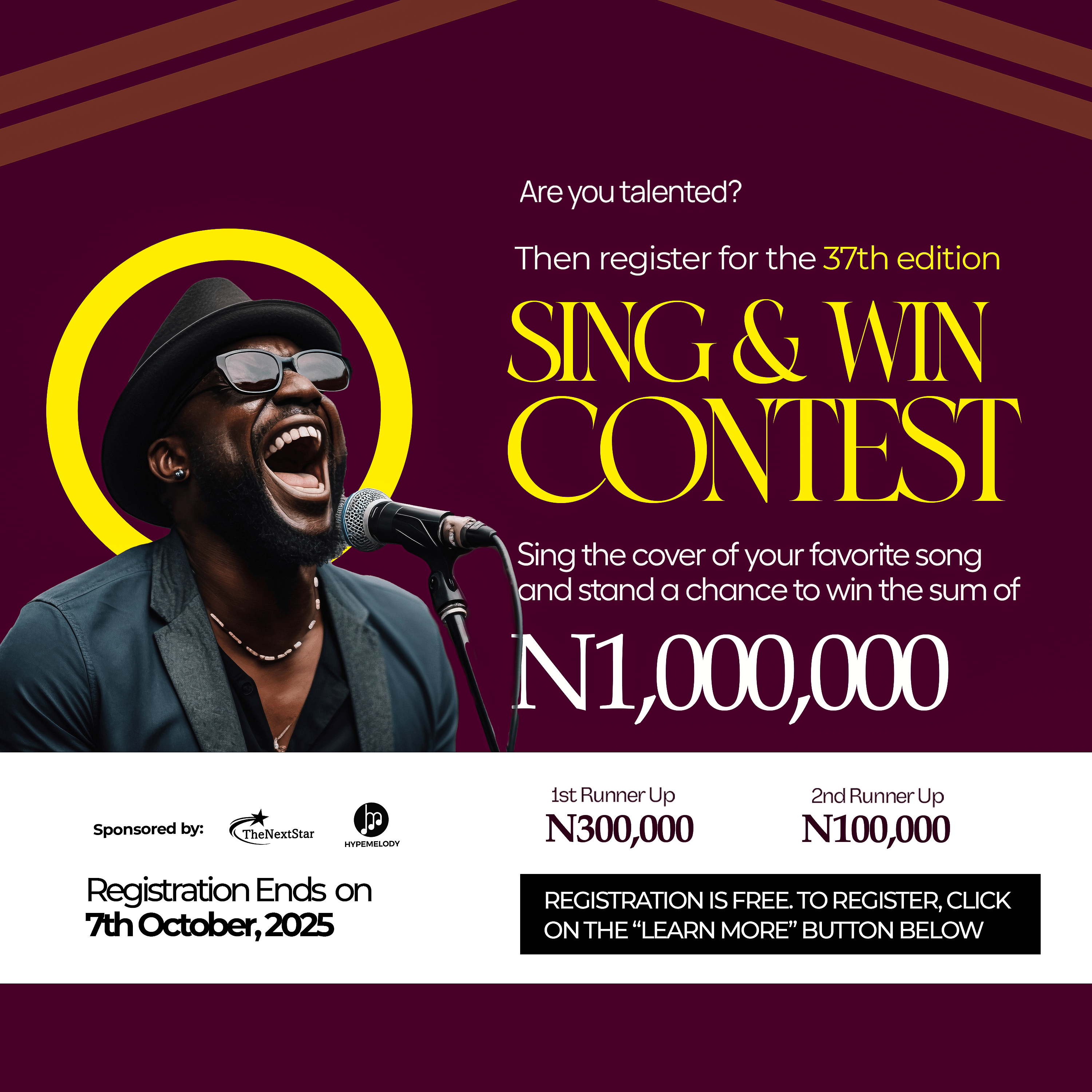 Home Competitions 37th Edition - Sing and Win Contest